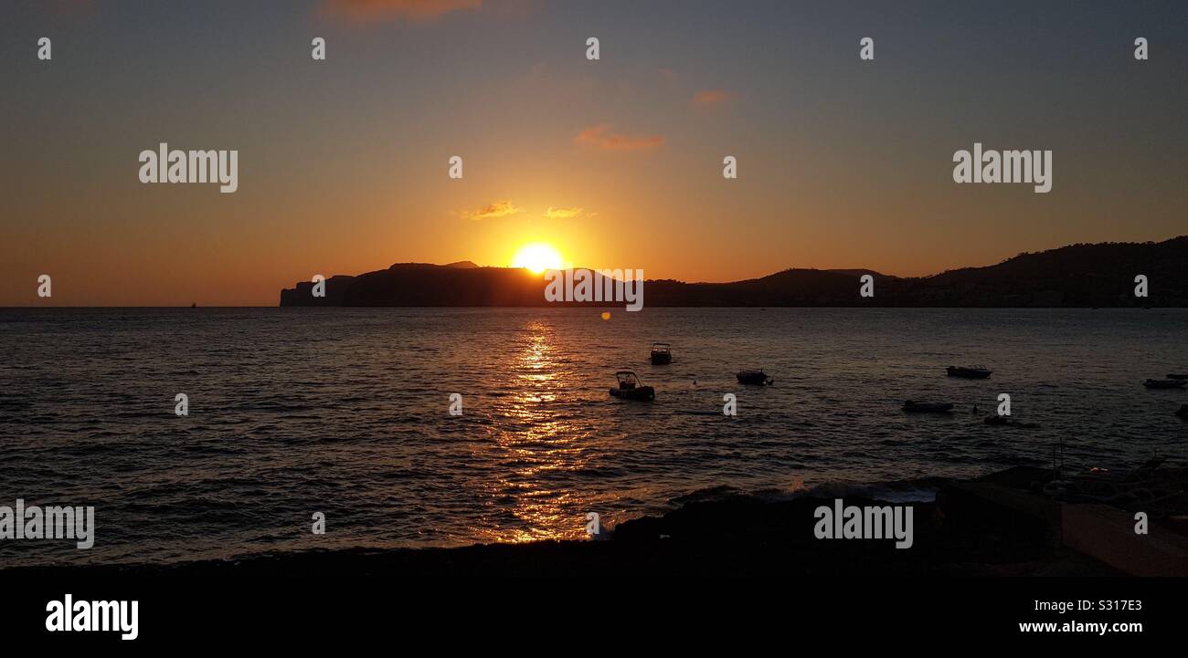 Mallorca sunset hi-res stock photography and images - Alamy