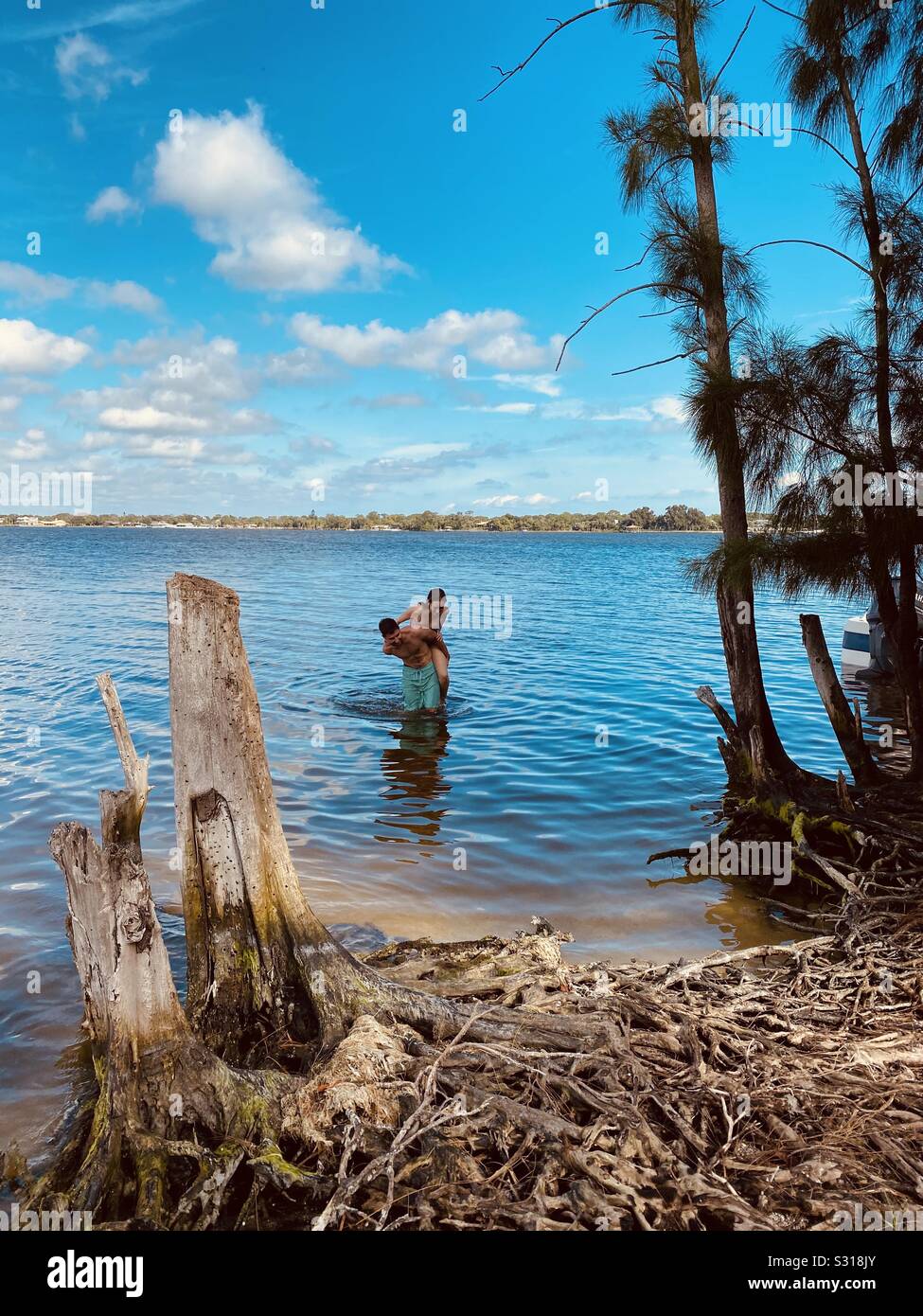 Fun in the water Stock Photo - Alamy