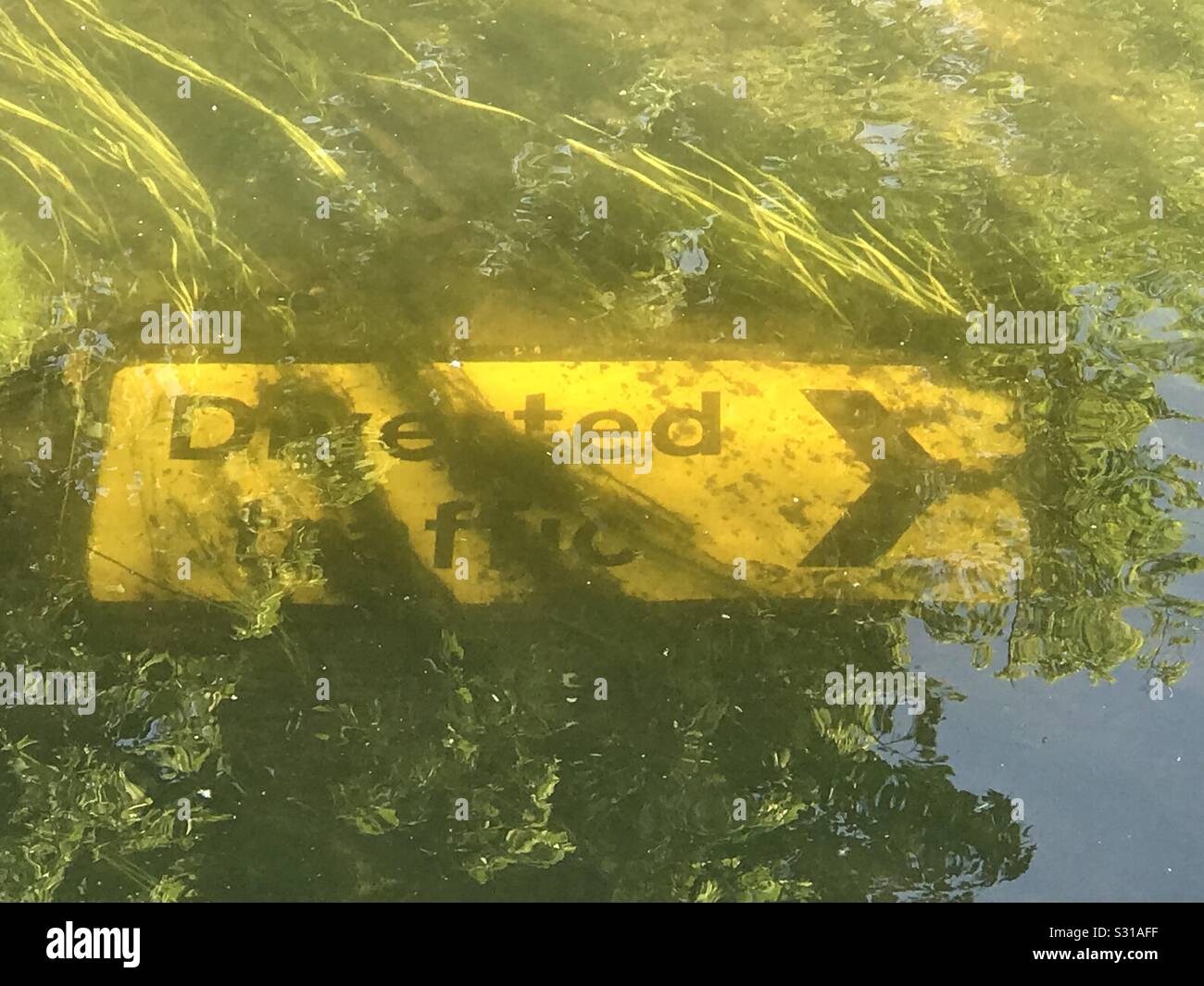 Traffic river sign hi-res stock photography and images - Alamy