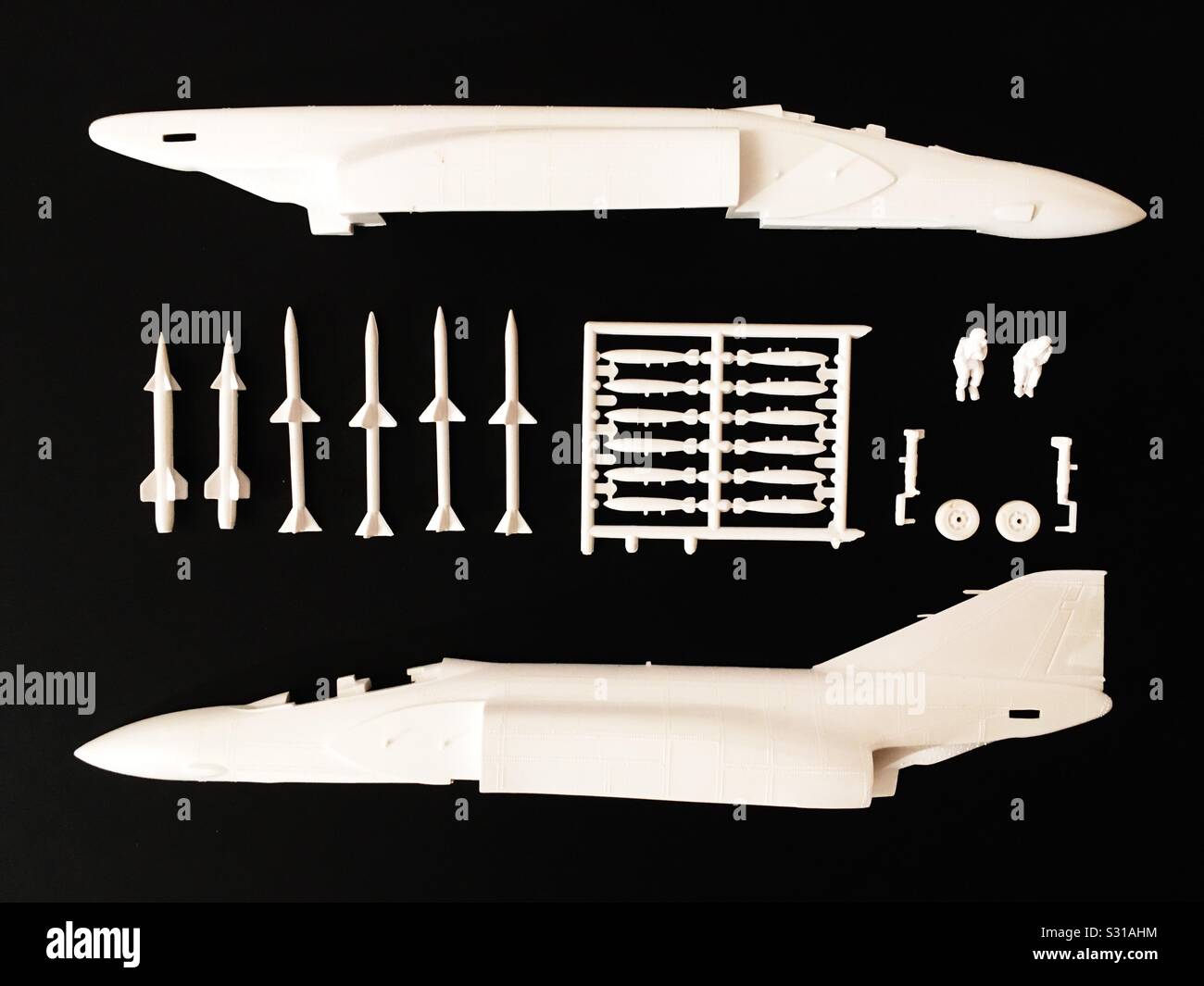 Frog 1/72 scale Phantom F-4 model aircraft Stock Photo - Alamy