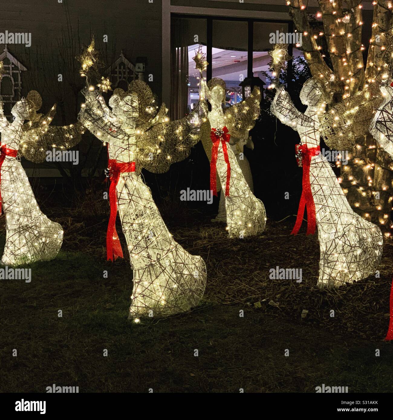 Holiday light display, Cape Codder Resort, Hyannis, Cape Cod ...