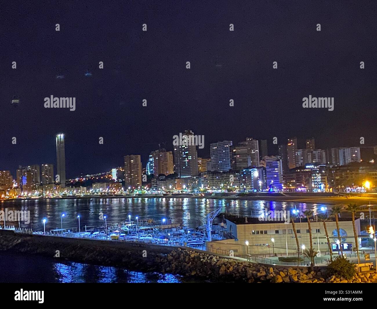 Benidorm night hi-res stock photography and images - Alamy