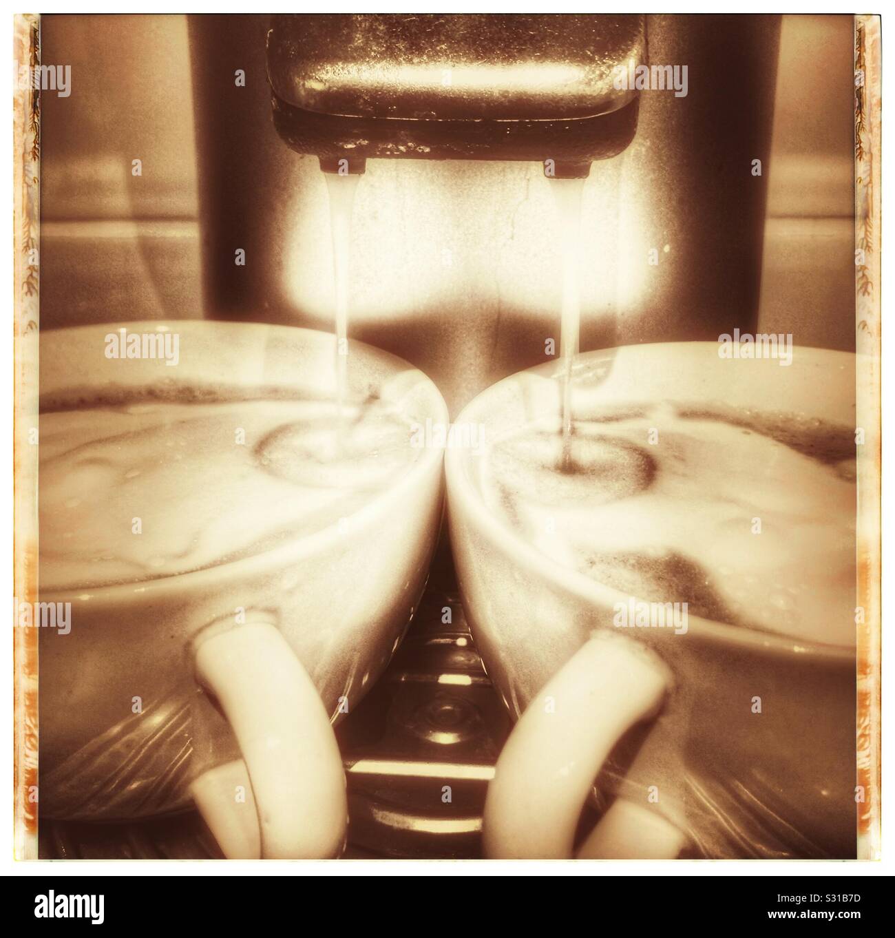 Coffee for two Stock Photo - Alamy