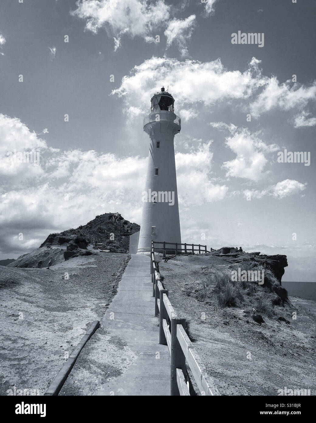 Bw lighthouse hi-res stock photography and images - Alamy