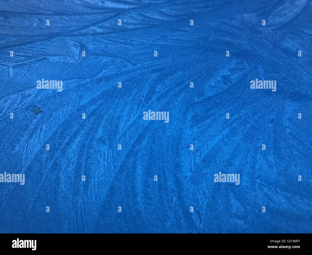 Nature frost patterns, blue Stock Photo - Alamy