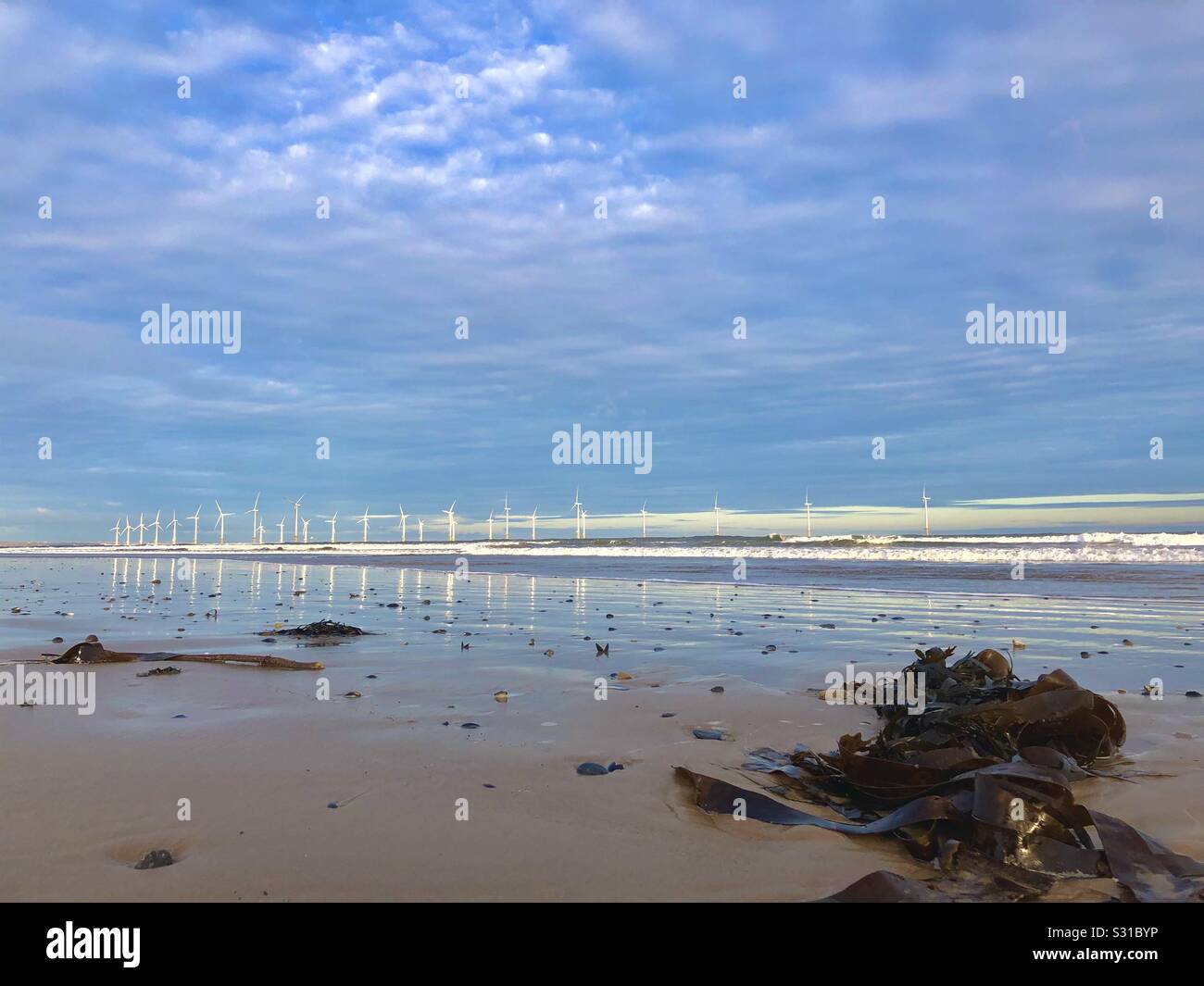 Offshore wind farm beach hi-res stock photography and images - Alamy