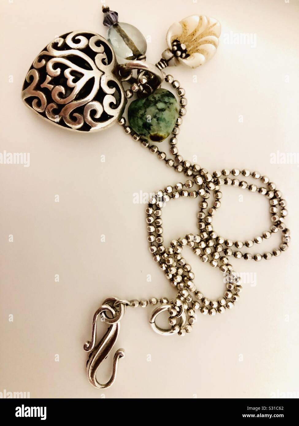 Silver filigree hi-res stock photography and images - Alamy