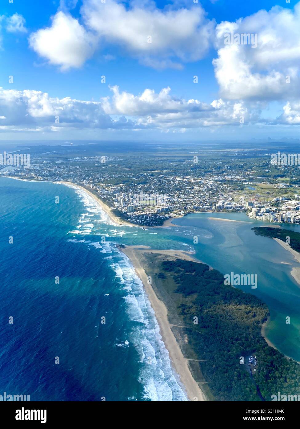 Sunshine coast qld aerial hi-res stock photography and images - Alamy