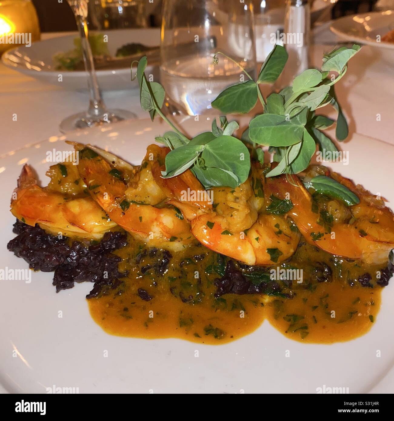 Black rice risotto hi-res stock photography and images - Alamy