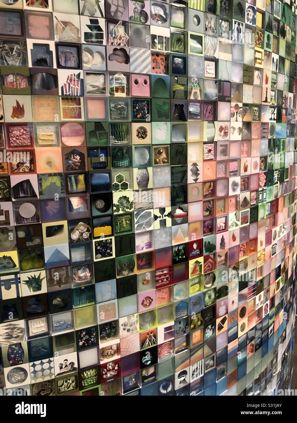 Collection of Mini Art Pieces Stock Photo - Alamy