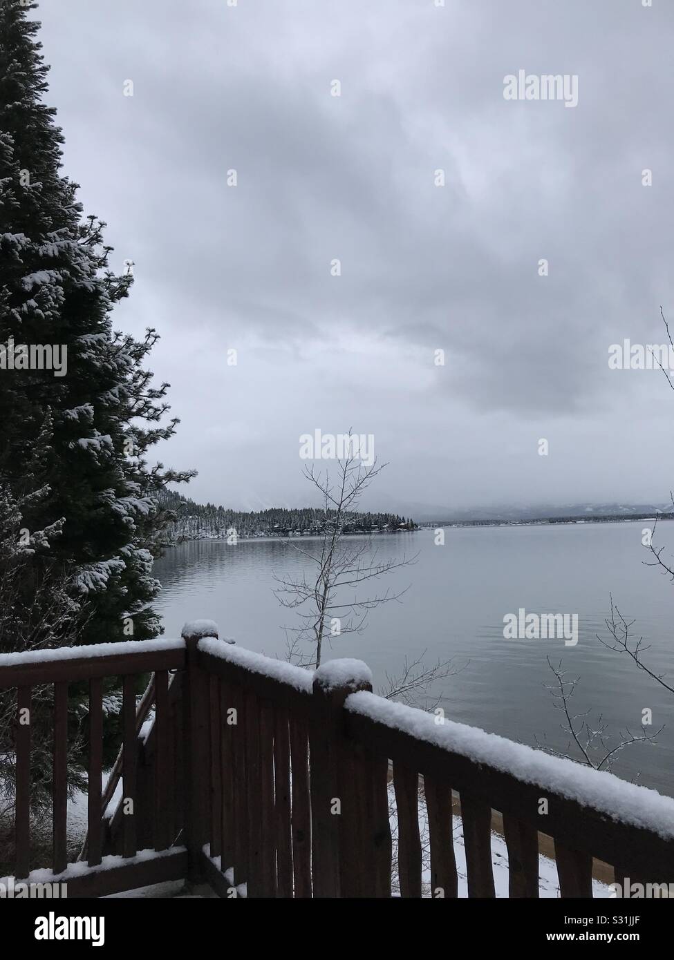 Snow balcony hi-res stock photography and images - Alamy