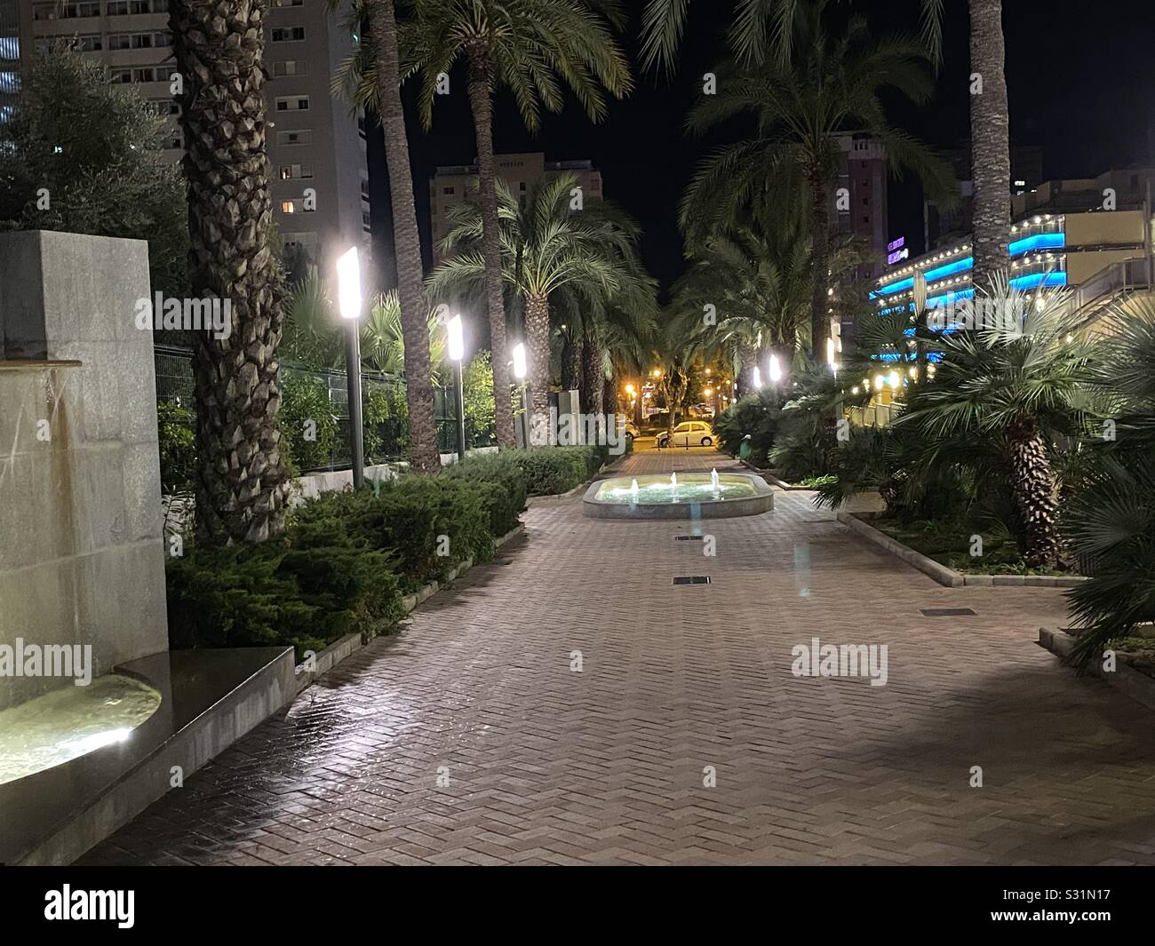 Benidorm night hi-res stock photography and images - Alamy