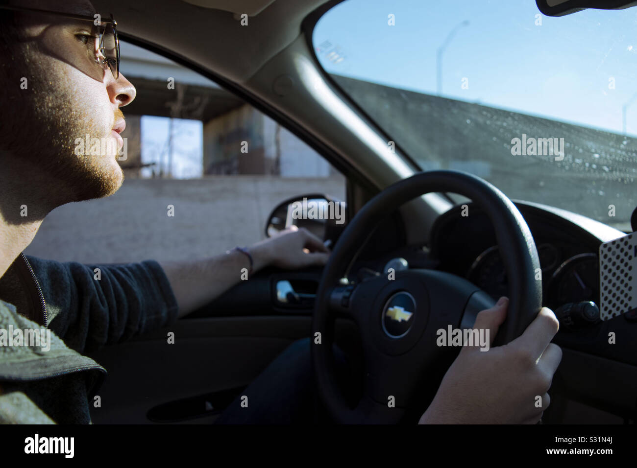 Driving into the sunset hi-res stock photography and images - Alamy