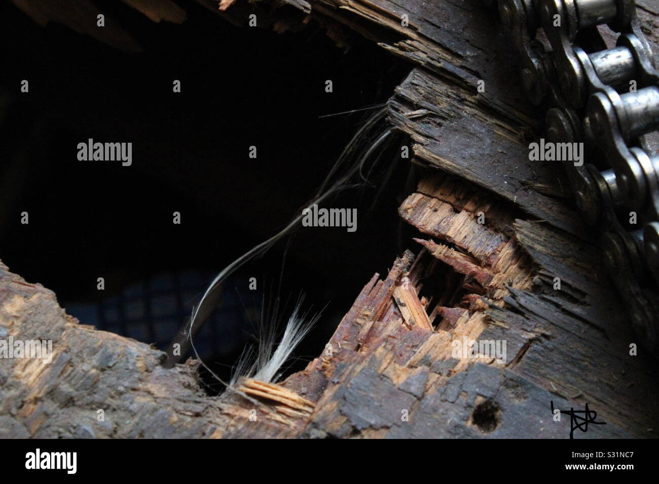Broken wood texture hi-res stock photography and images - Alamy