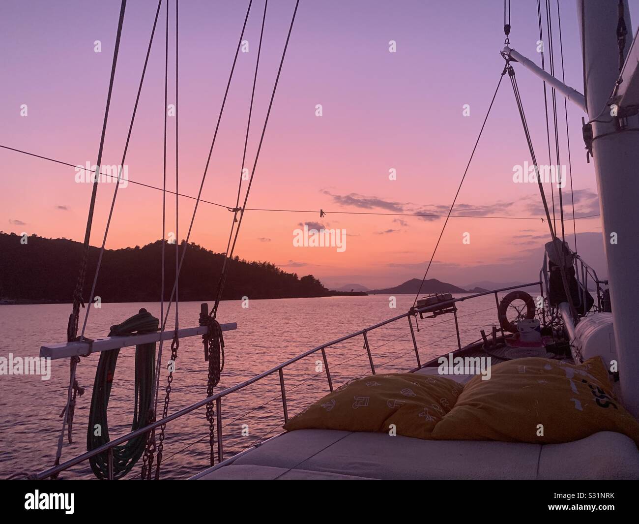 Gulet boat in Turkey Stock Photo - Alamy