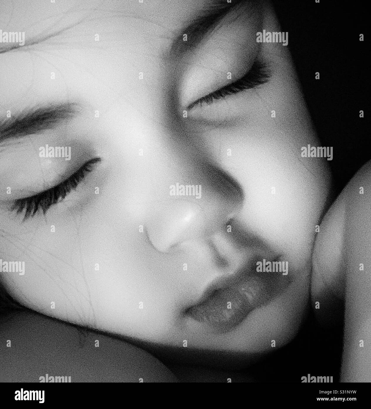 Sleeping portrait hi-res stock photography and images - Alamy