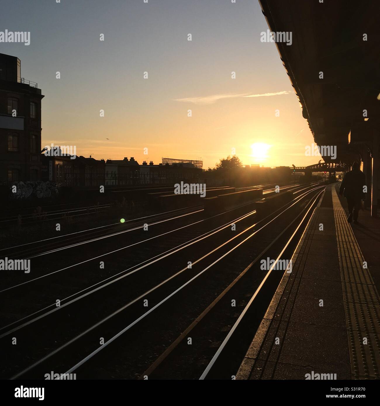 Golden tracks hi-res stock photography and images - Alamy