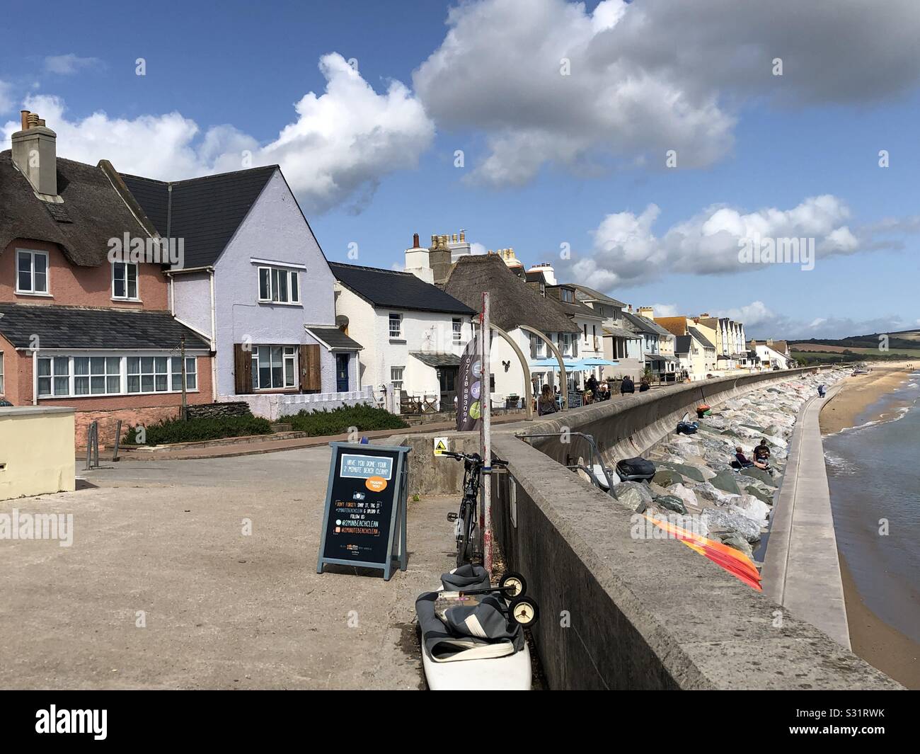 The Devon Coastal Village of Torcross Stock Photo - Alamy