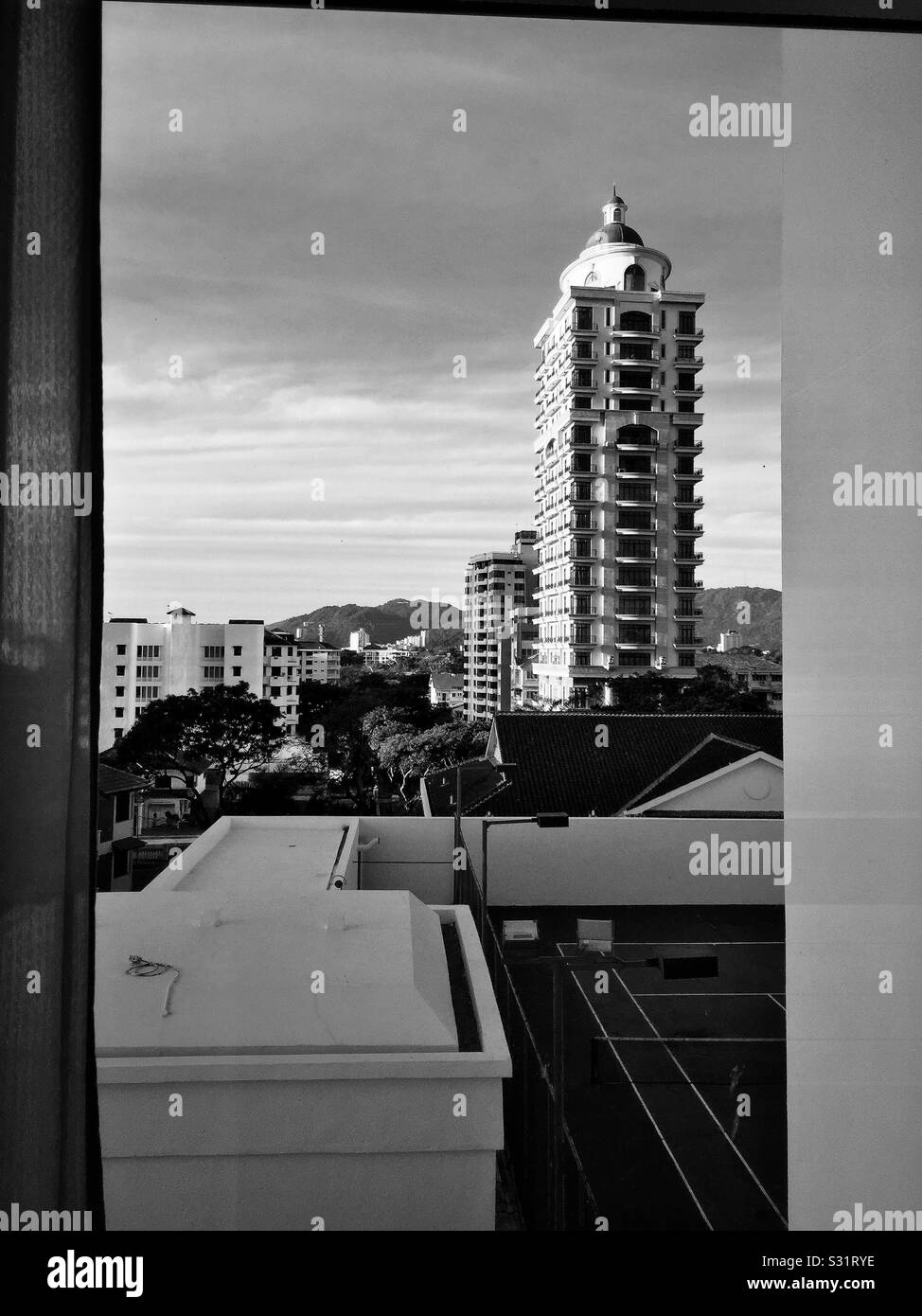A condo building in burma road penang malaysia Stock Photo - Alamy