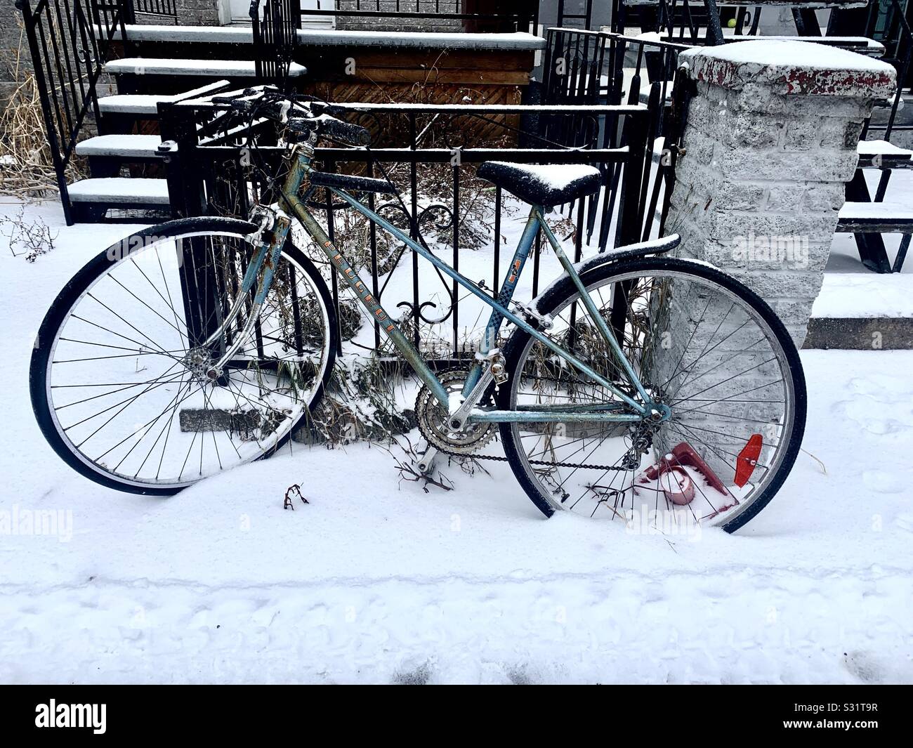 Canada bike winter hi-res stock photography and images - Alamy