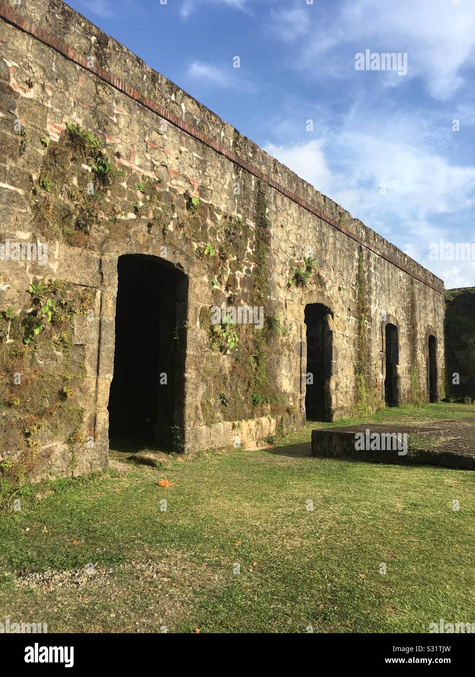 Fort ruins in Colon, Panama Stock Photo - Alamy