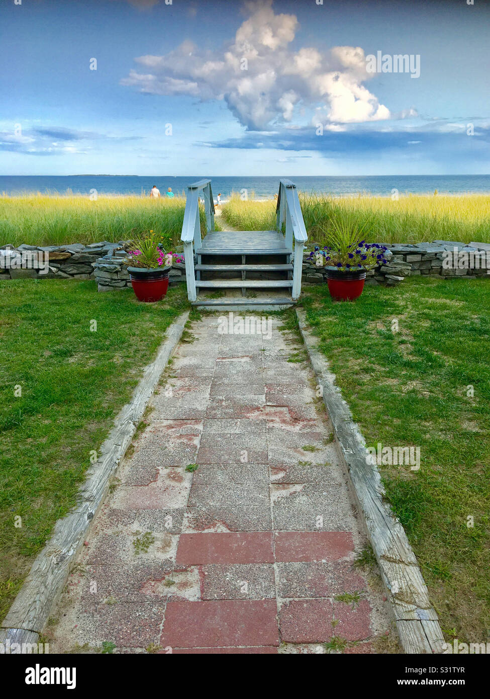 Pathway to ocean hi-res stock photography and images - Alamy