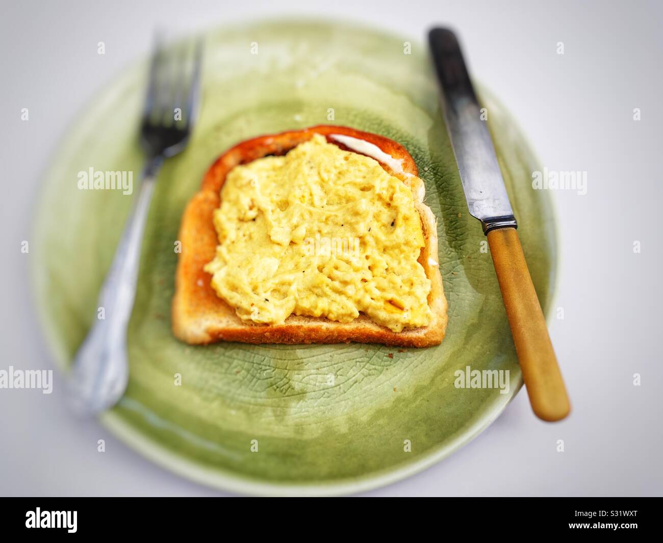 Welsh Rarebit on toast Stock Photo - Alamy
