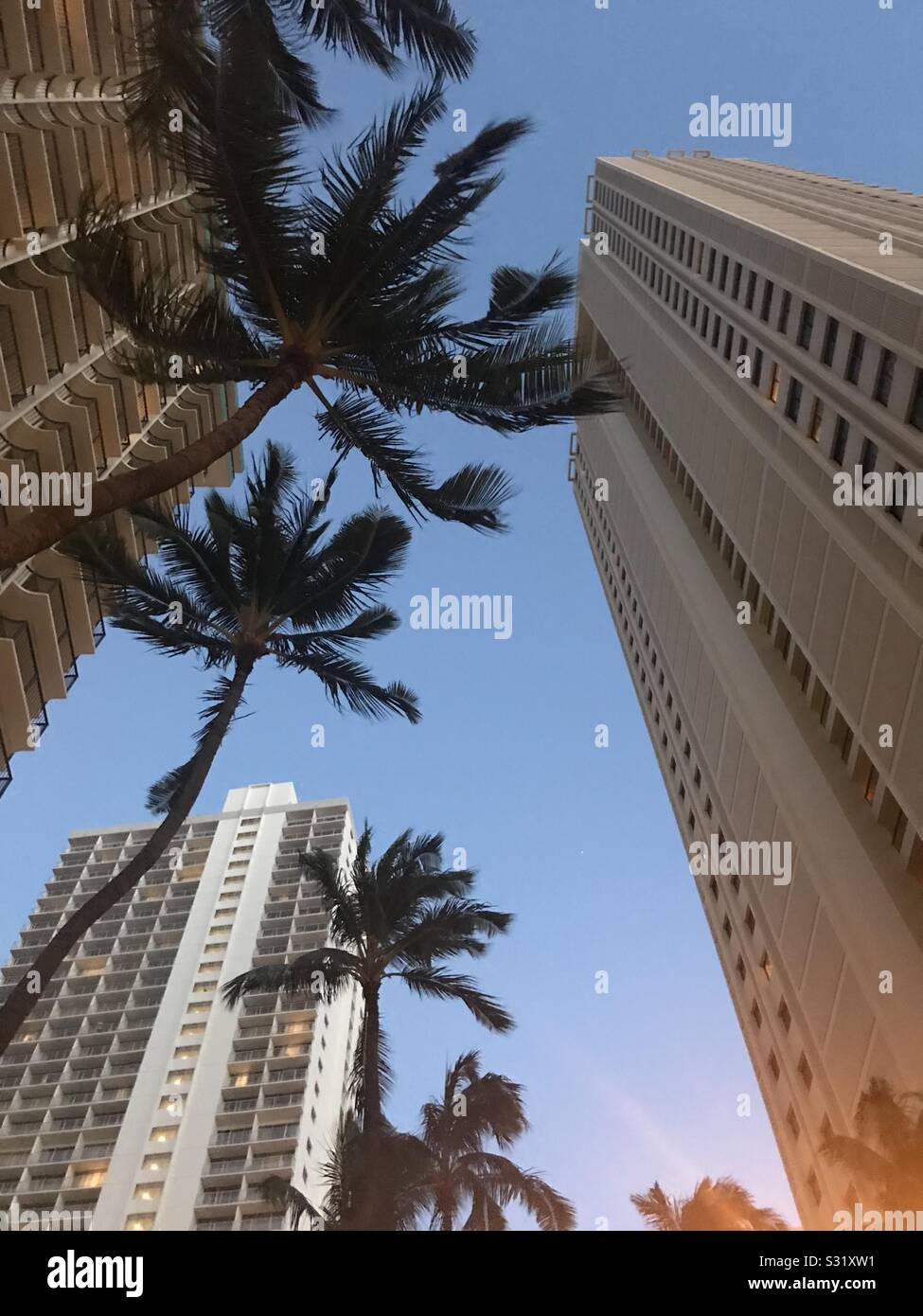 Waikiki buildings hi-res stock photography and images - Alamy