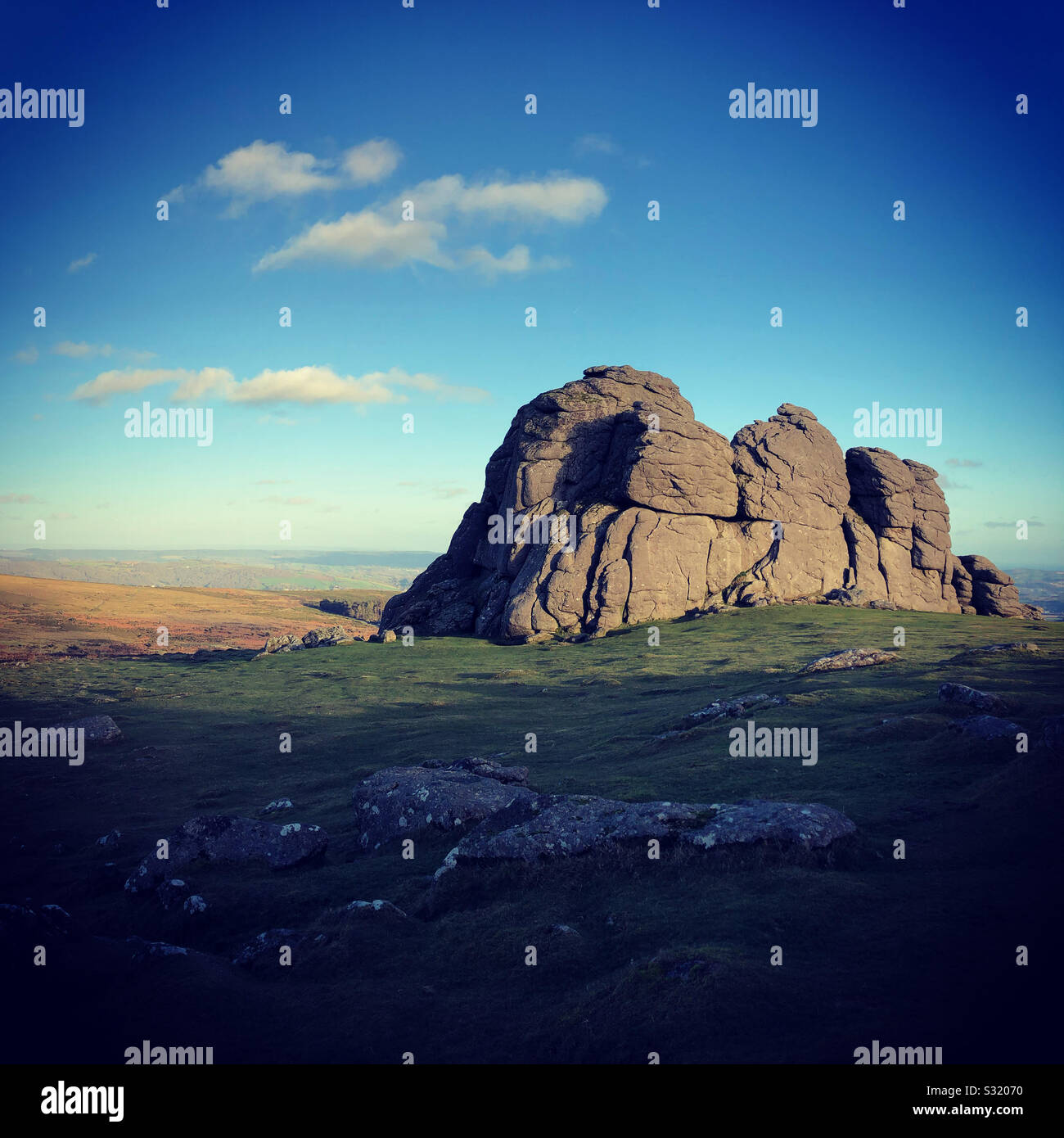 Haytor Rock; Haytor, Dartmoor Stock Photo - Alamy