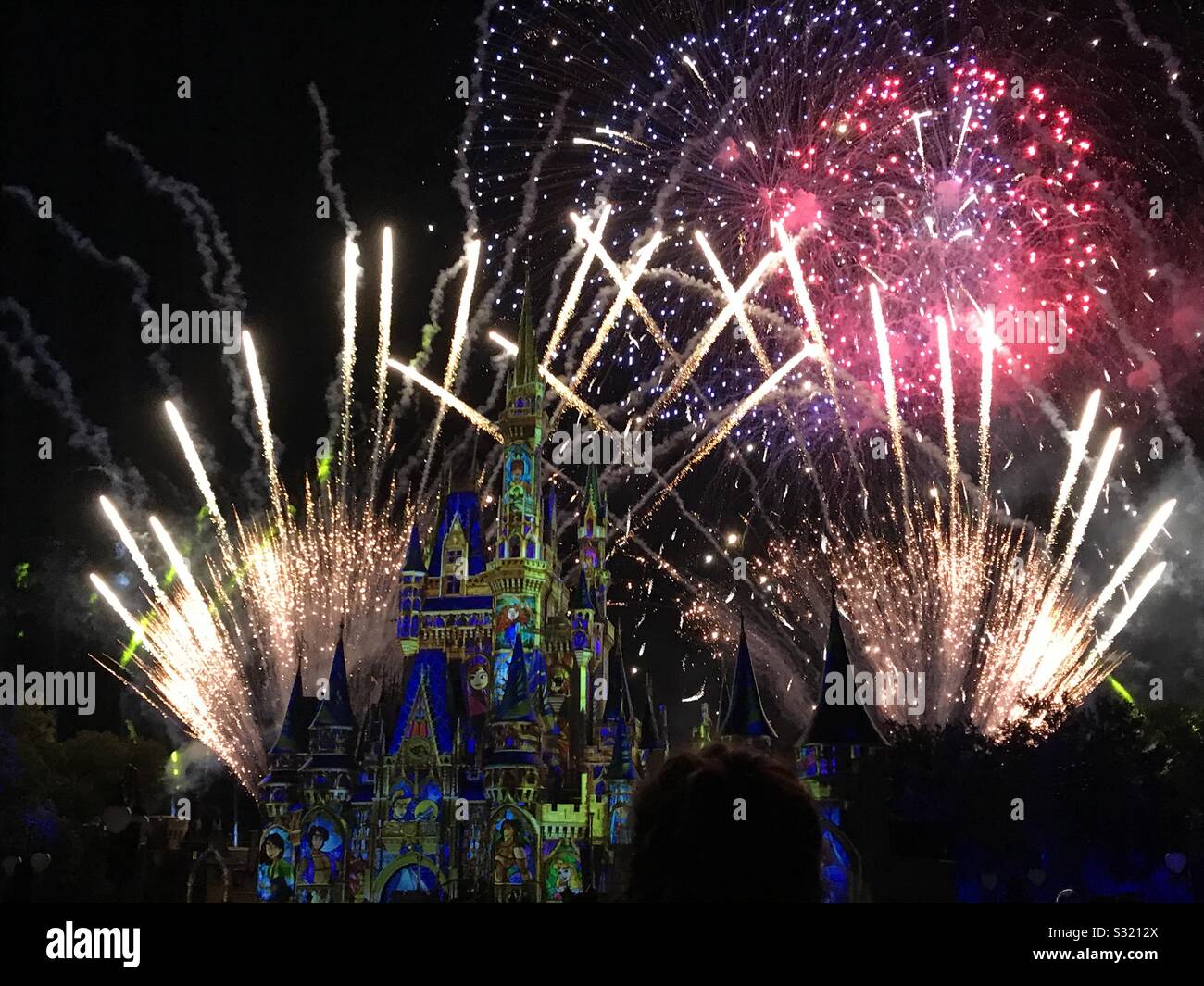 Disney world fireworks hi-res stock photography and images - Alamy