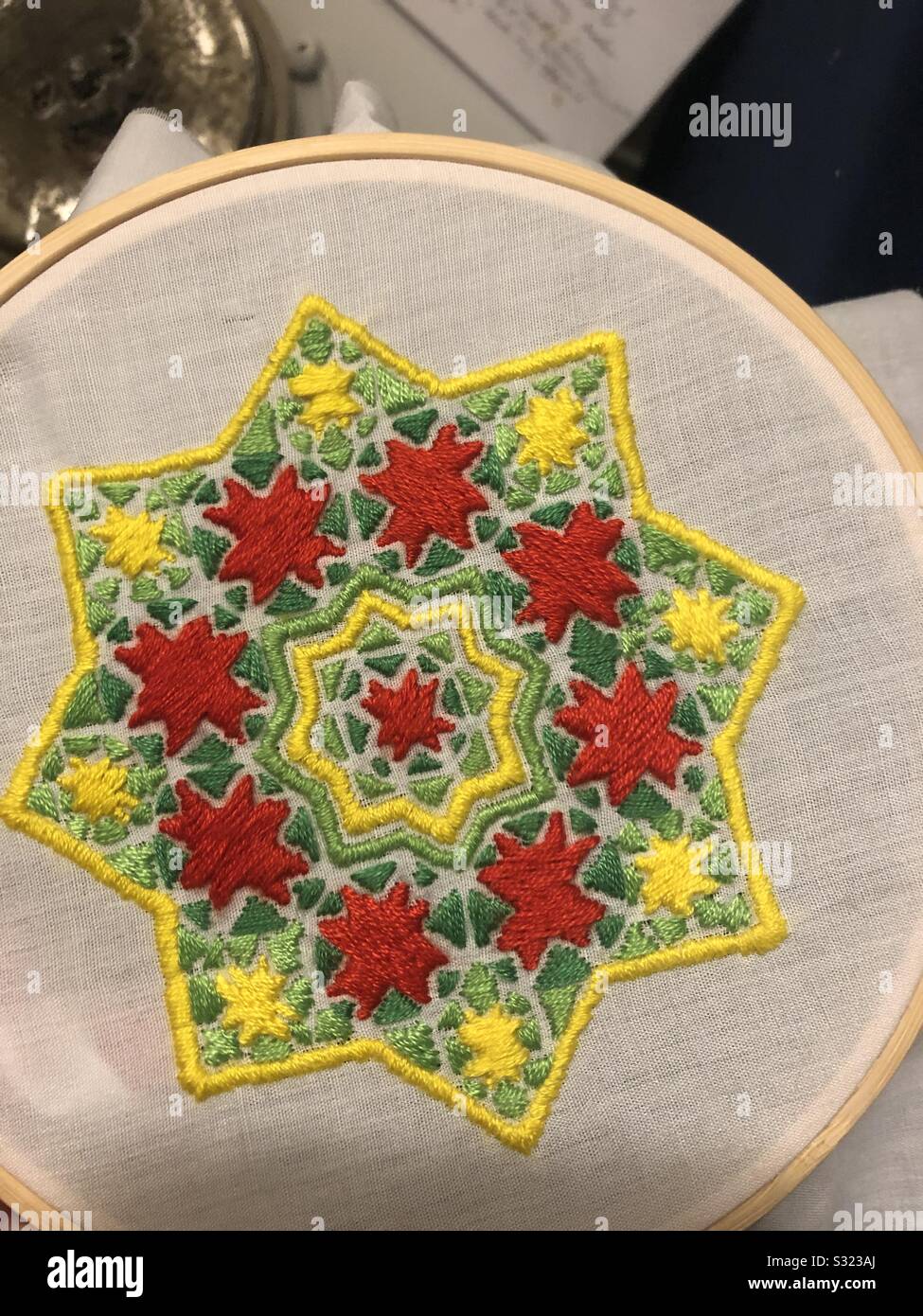 Star embroidery hi-res stock photography and images - Alamy