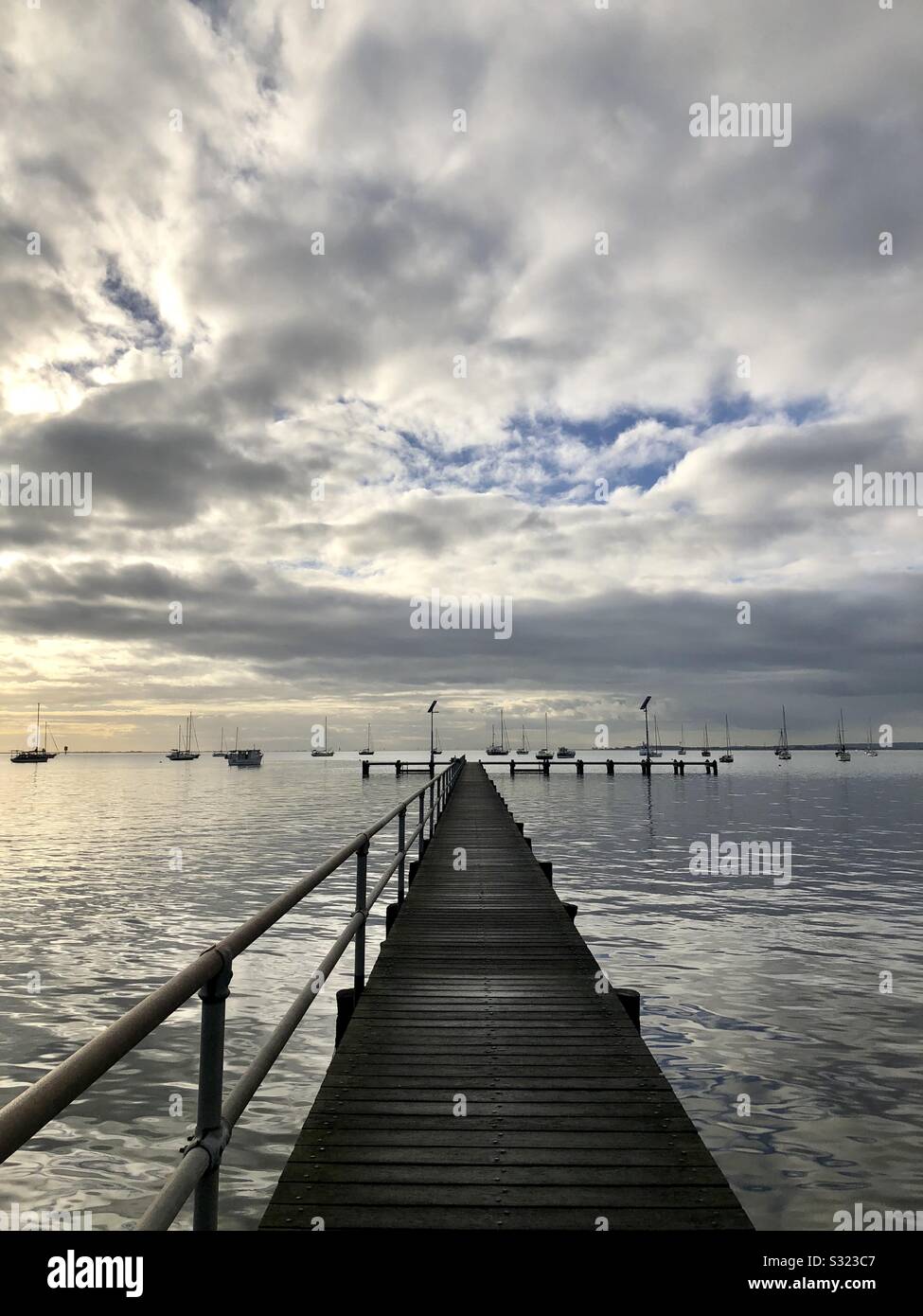 Walkway and clouds hi-res stock photography and images - Alamy