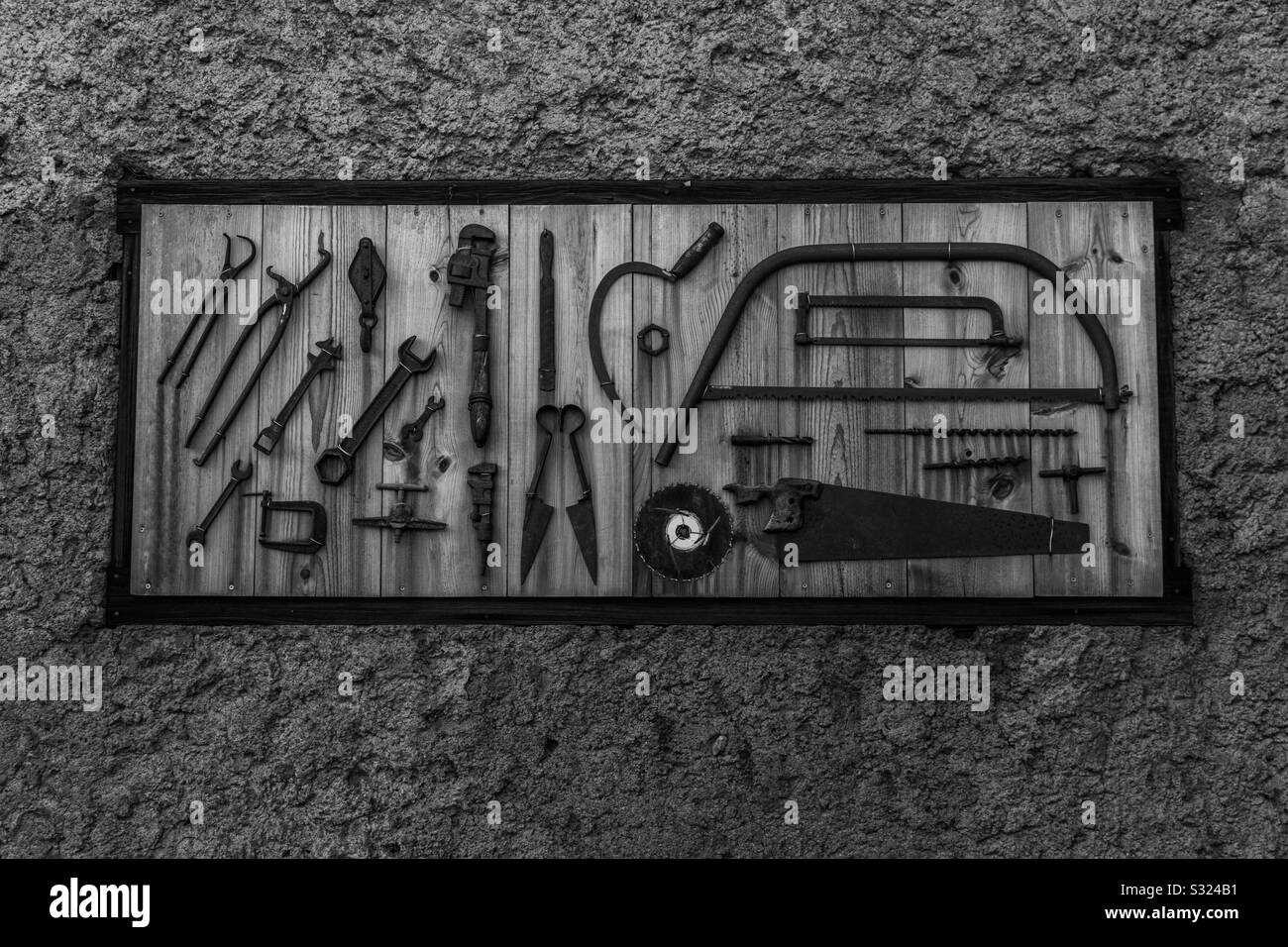 Tools of the trade tools of the trade Black and White Stock Photos ...