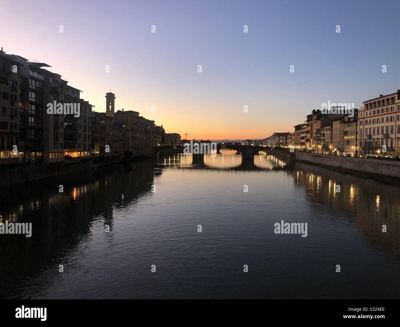 Sunset in florence hi-res stock photography and images - Alamy