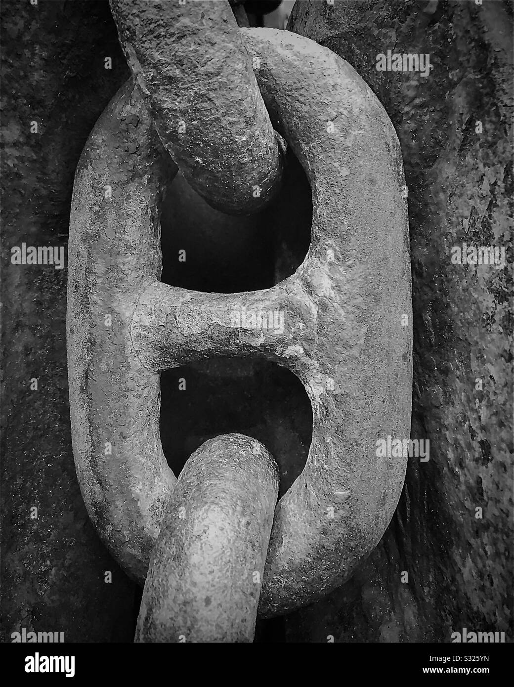 Anchor chain Black and White Stock Photos & Images - Alamy