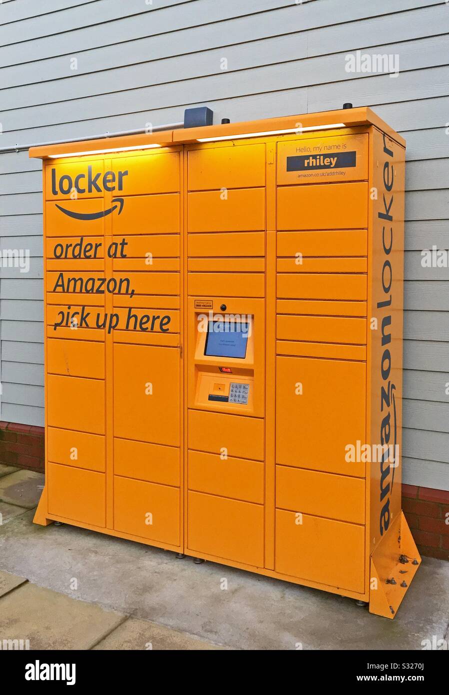 An Amazon locker Stock Photo - Alamy