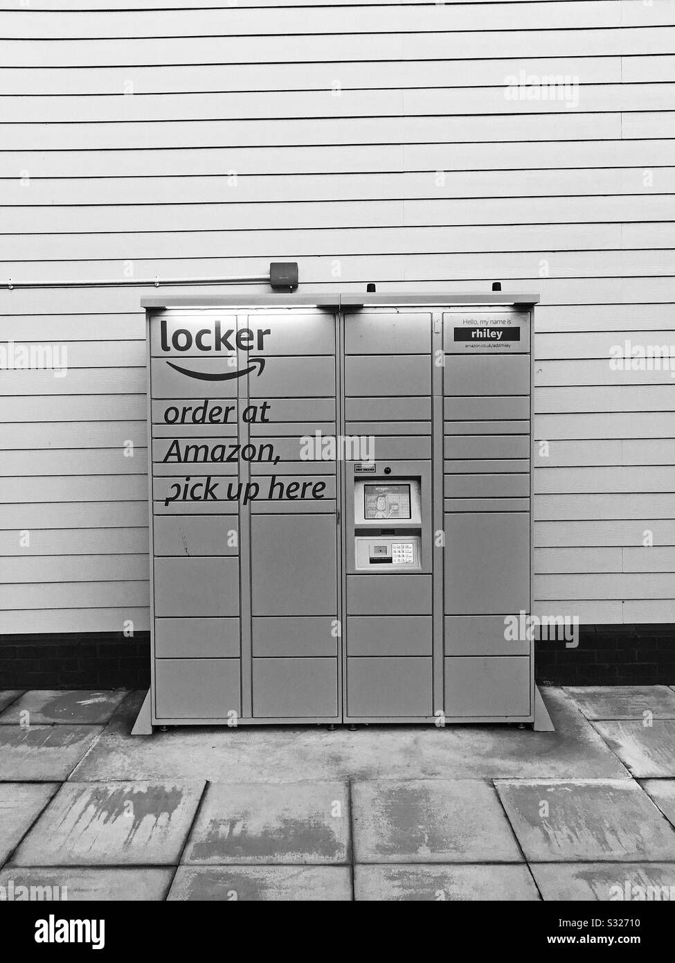 An Amazon locker Stock Photo - Alamy