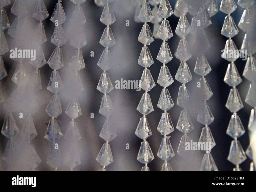 Acrylic chandelier drops Stock Photo - Alamy