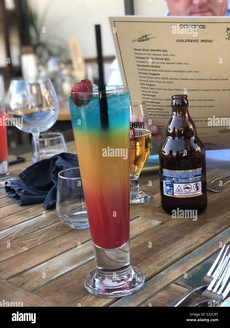 Rainbow cocktail hi-res stock photography and images - Alamy