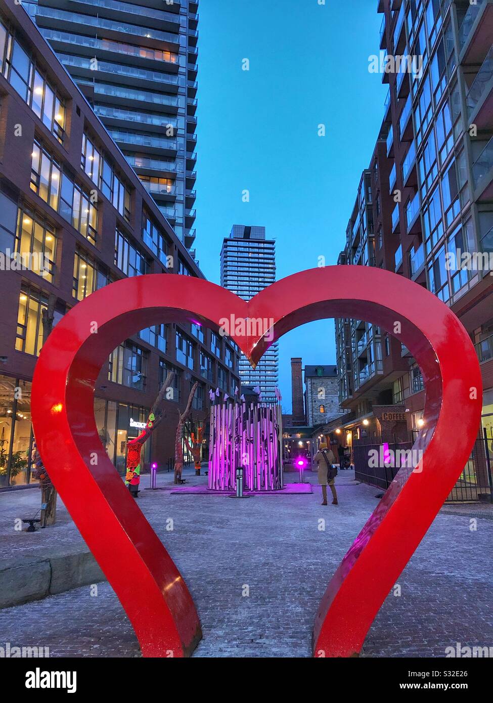 Distillery district heart hi-res stock photography and images - Alamy