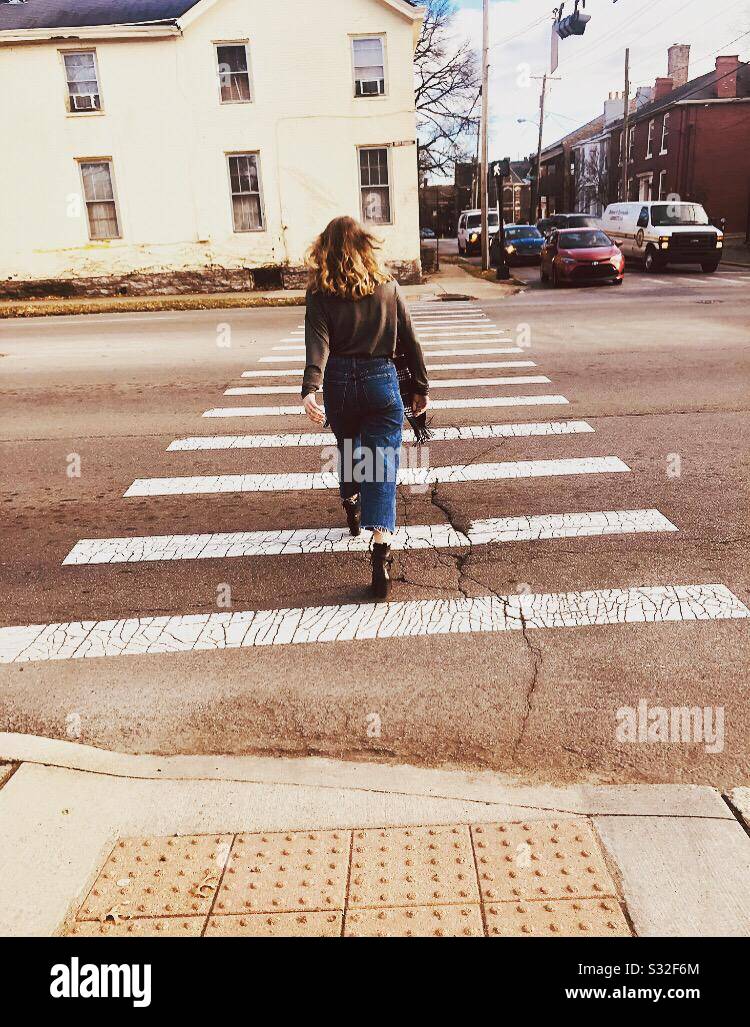 Walk yellow hi-res stock photography and images - Alamy