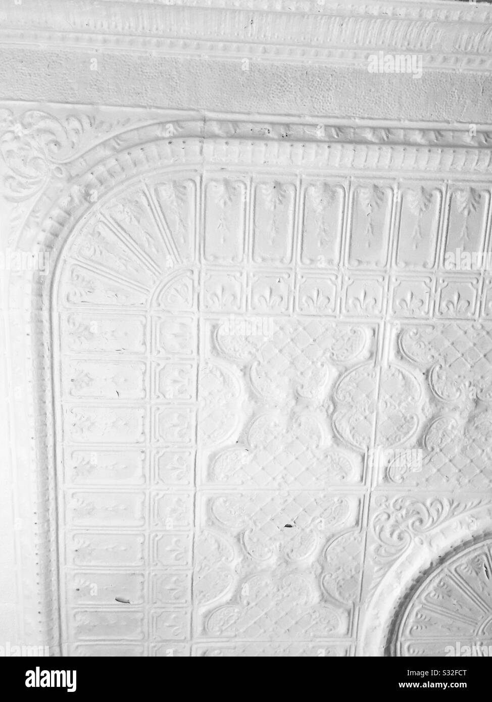 Ceiling texture Black and White Stock Photos & Images - Alamy