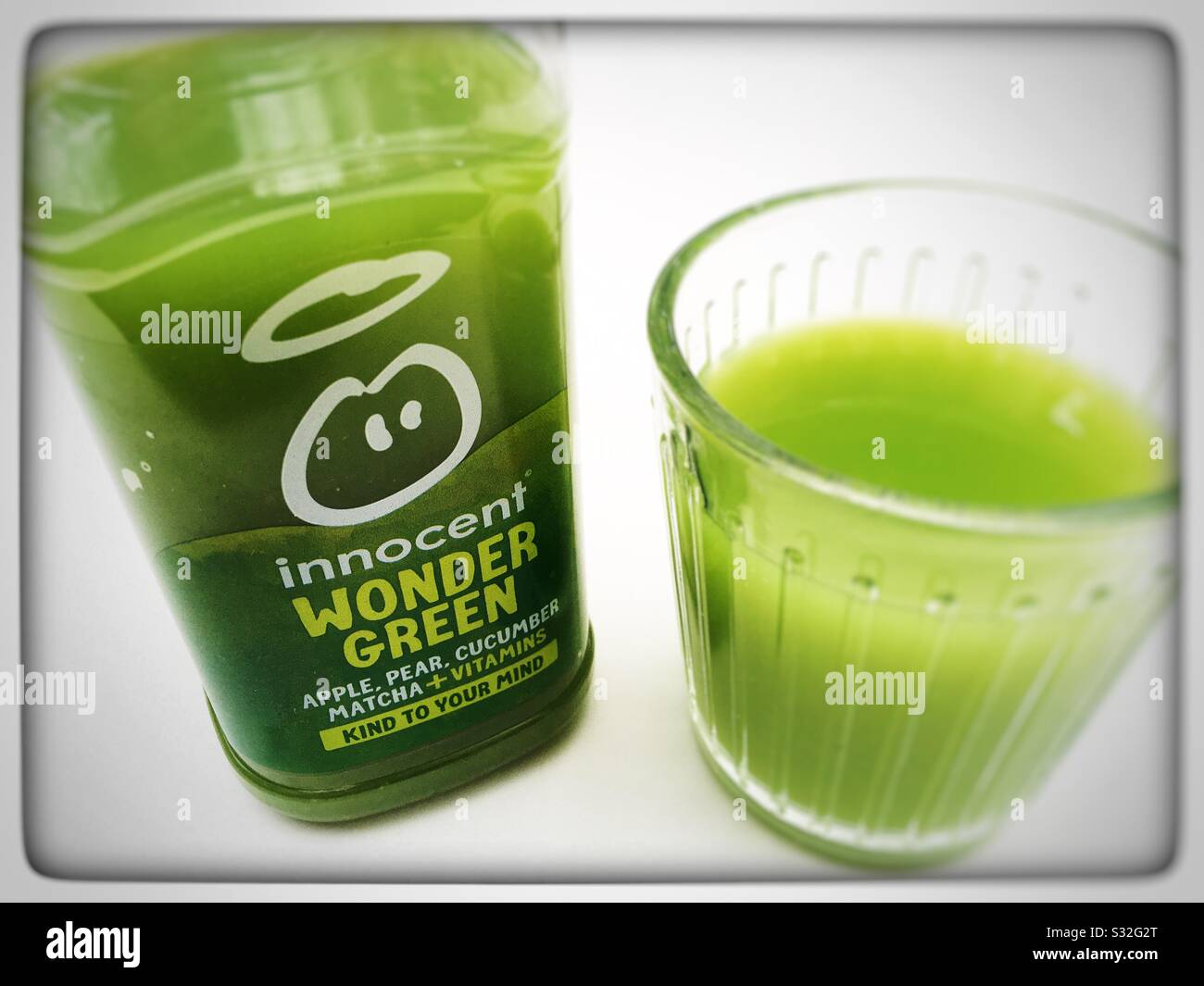 Innocent health food drink Stock Photo - Alamy