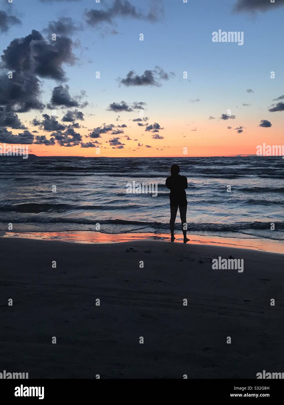 Windy beach hi-res stock photography and images - Alamy