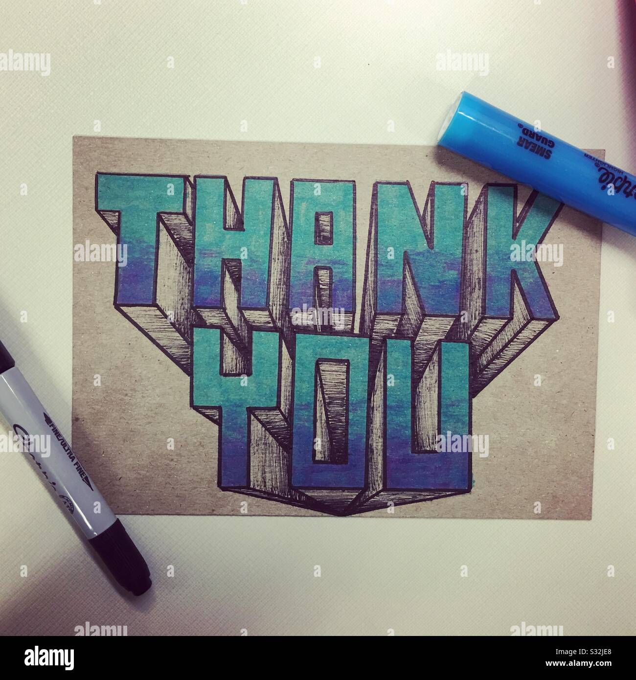 Sharpie highlighter hi-res stock photography and images - Alamy