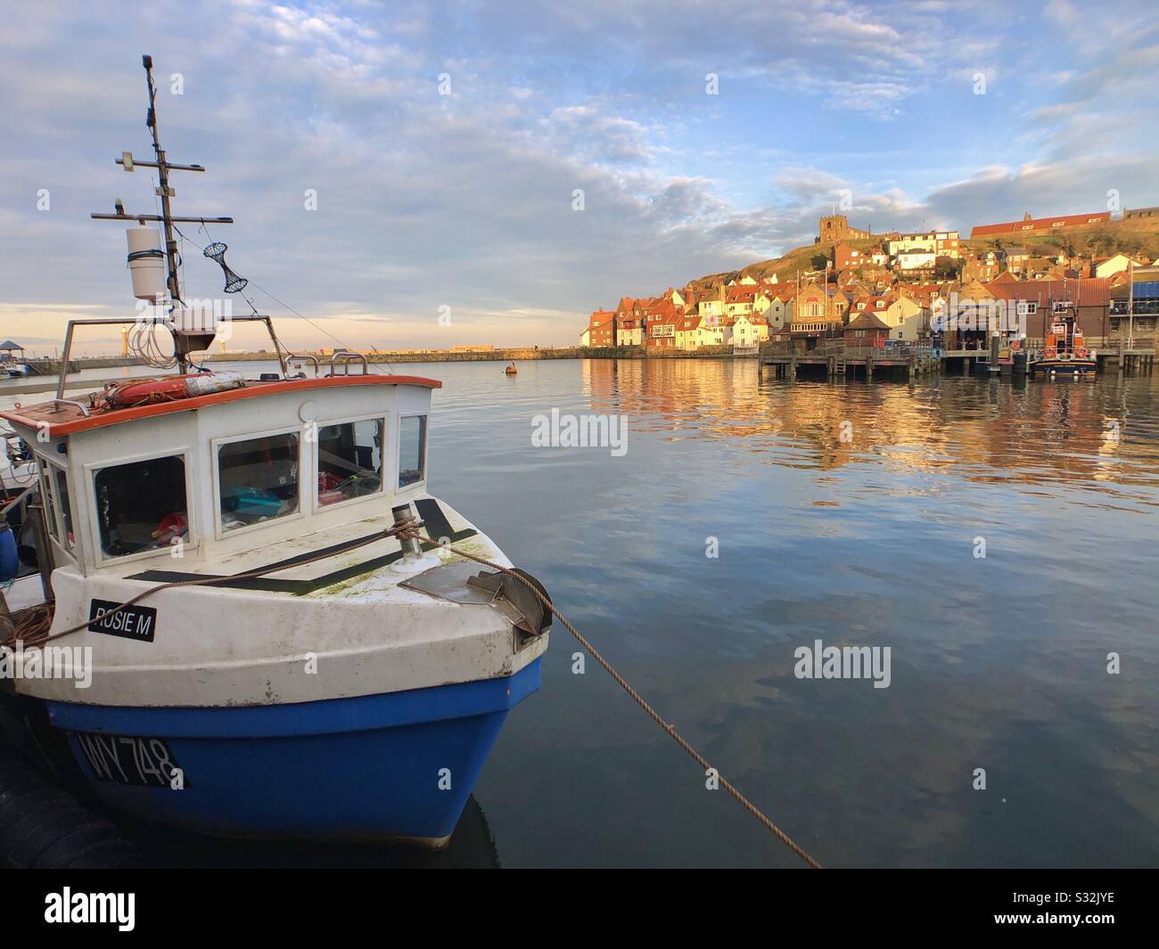 Whitby fishing boat hi-res stock photography and images - Alamy