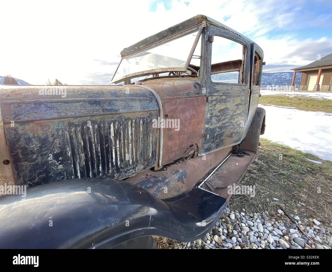 Old Rusted Vintage Car High Resolution Stock Photography and Images - Alamy