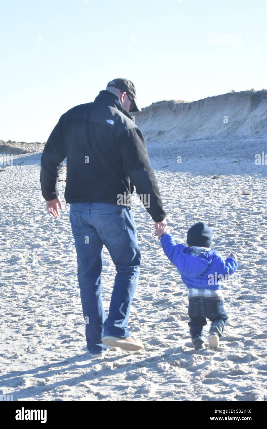 Father and son walk hi-res stock photography and images - Alamy