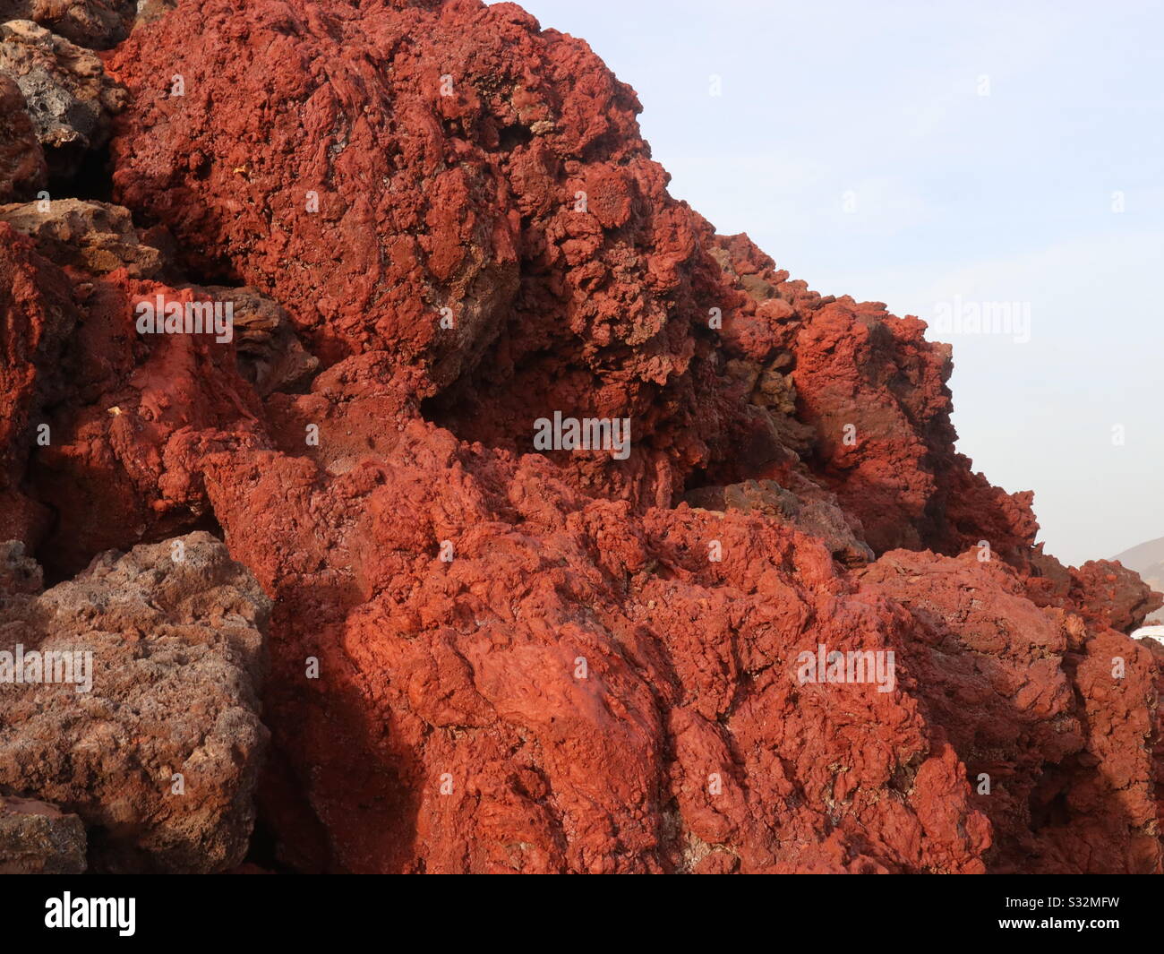 Red lava rock hi-res stock photography and images - Alamy