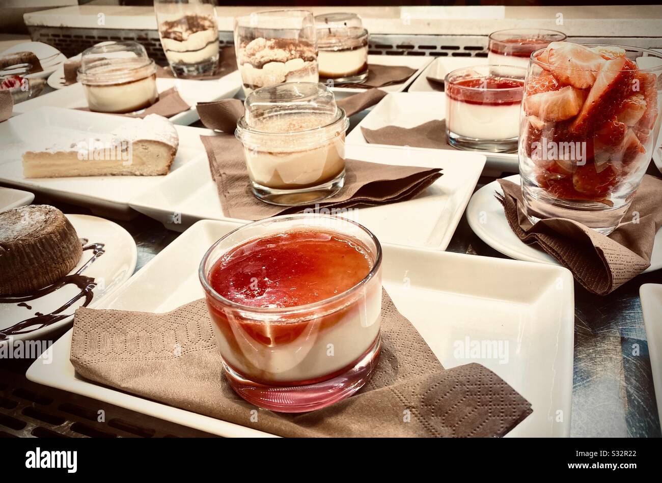 Delicious Italian delights close up Stock Photo - Alamy